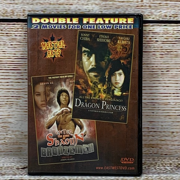 East West DVD | Media | Dragon Princess Enter Shaolin Bronzemen Dvd ...
